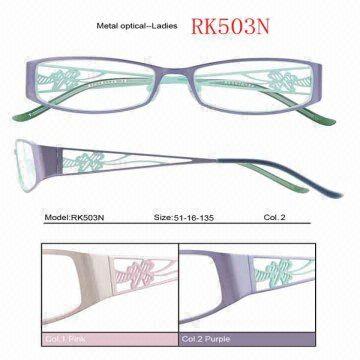 Buy Wholesale China Fashionable Metal Spectacle Frame & Fashionable ...