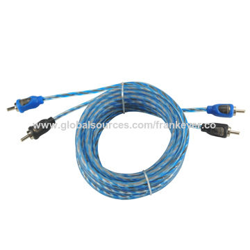 China Twisted pair frosted 2R-2R RCA cable on Global Sources