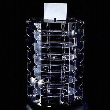 Acrylic Glasses Display Rack/stand With Spinning Base Sign Holder ...