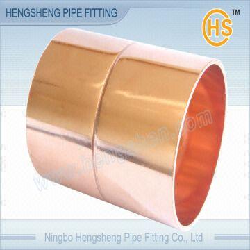 Buy Wholesale China Plumbing Red Equal Copper Coupling Wras Certifed Asme B16. 22/en1254-1 ...