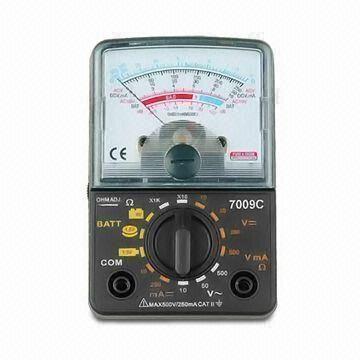 Buy Wholesale China Analog Multimeter With Manual Range Selection And ...