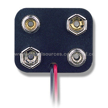 Buy Wholesale Taiwan Battery Snap For Two 9v Battery, With Six-prong ...