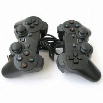 Buy Wholesale China Usb Double Pc Game Contrlller Joystick Gamepad With ...