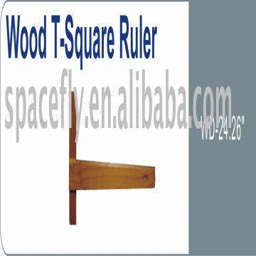 Buy Wholesale Taiwan Ruler(wood T-square Ruler)wd-24:26'' & Ruler(wood ...