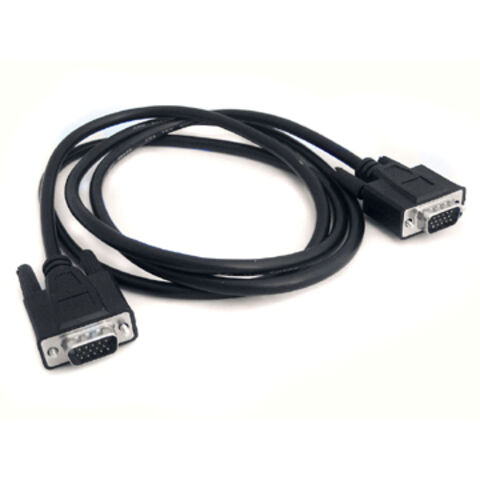 Buy Wholesale China Vga Dual Monitor Cable With Fully Molded Shield To ...