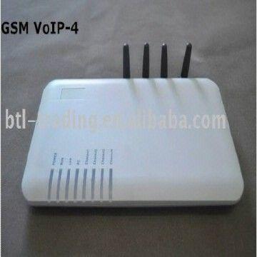 4 Channels GSM VoIP Trunk Gateway Support SIP/H.323, - Buy China 4 ...