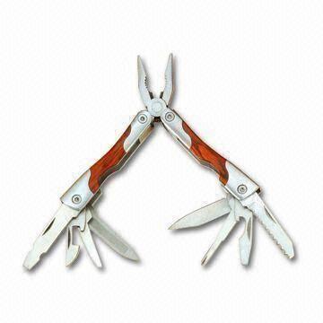 Buy Wholesale China Mini Multitool With Keychain And Red Wooden Handle ...
