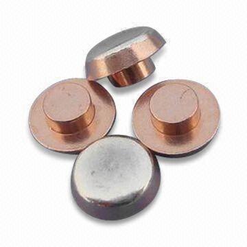 ChinaBimetal Silver Rivets with Good Current/Thermal Conductivity and ...