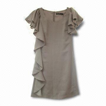 Buy Wholesale China Frill Dress With Handfeel Fabric & Frill Dress ...