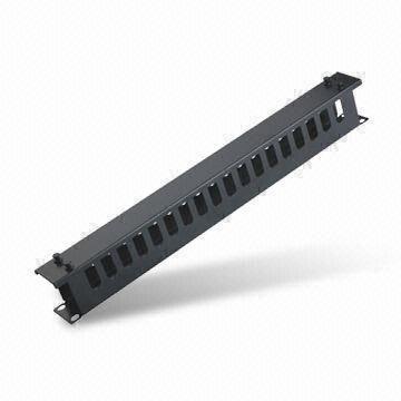 19-inch Cable Organizer With Metal Cover And 1u Height, Used For ...