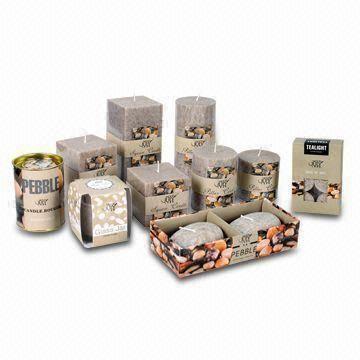 Buy Wholesale China Pebble Candles, Made Of Palm Wax & Pebble Candles ...