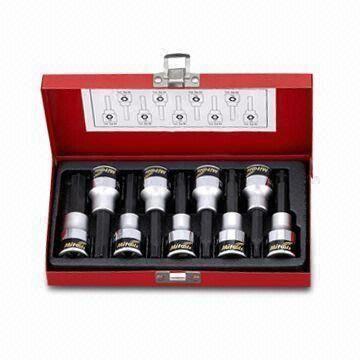 Buy Wholesale Taiwan 1/2" Dr 9-piece Bit Socket Set With Hex/spline ...