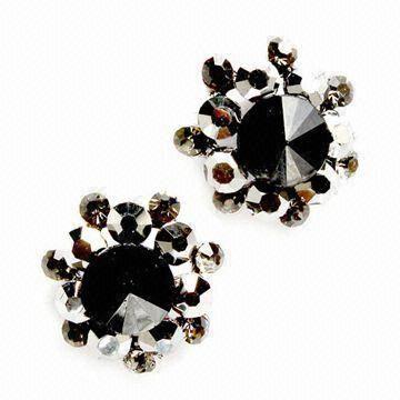 Buy Wholesale Hong Kong SAR Stud Earrings, Various Colors And Sizes Are Available, Decorated ...