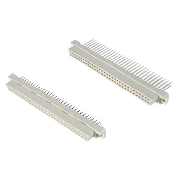 China DIN Connectors with 2 Rows Male, Straight, B Type on Global ...