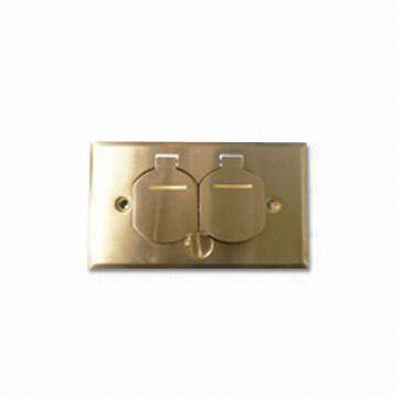 Buy Wholesale China Brass Recessed Flip Lid Floor Plate Assembly With ...