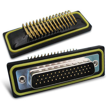 90-dip Waterproof High Density D-sub Male Connectors with 1,000V AC ...