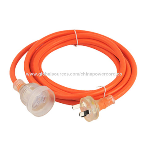 Buy Wholesale China Transparent Extension Cords With 240v Socket, Saa ...