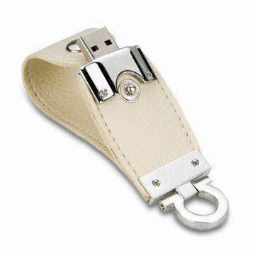 Leather Usb Flash Drive With 16gb Maximum Capacity, Supports Microsoft ...