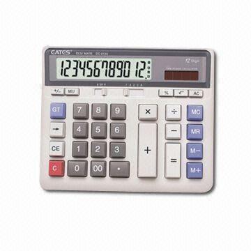 Buy Wholesale China 12 Digits Large Key Desktop Calculator With ...
