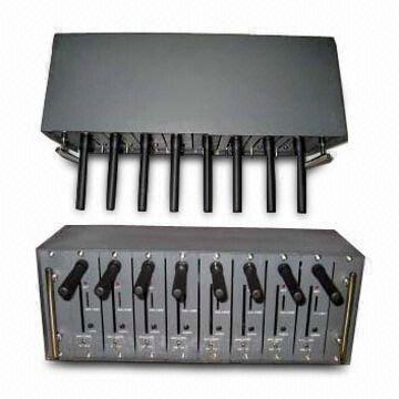 8-port GSM Modem, Supports AT Commands-RS232 Interface and Dual Bands ...