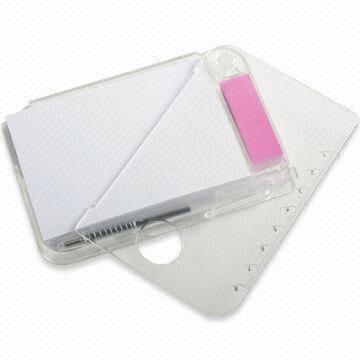 Buy Wholesale China Mini Notepad, Clear Plastic Case With Clever ...