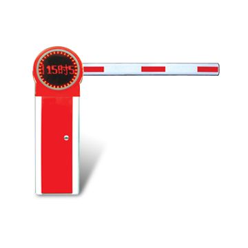 Security Road Barrier With Led Screen For Displaying Information Of ...