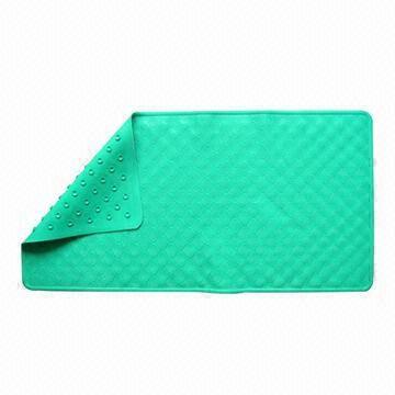 Non-toxic Rubber Bathtub Mat with Suction Cups at Back Side for Safety ...