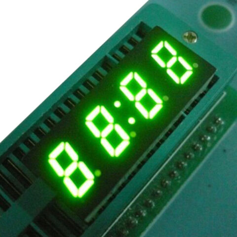 Four-digit 0.3-inch Ultra Bright Green 7 Segment Led Display, Widely ...