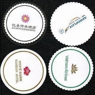 Buy Wholesale China Promotional Absorbent Paper Cup Coaster, Customized ...
