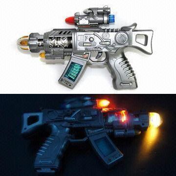 Buy Wholesale China Electric Sound Guns With Light, Made Of Plastic ...