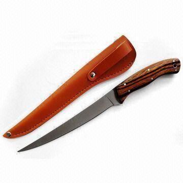 Buy Wholesale China Fillet Knives With Leather Sheath & Fillet Knives ...