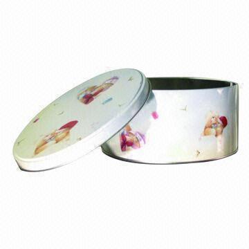 Buy Wholesale Hong Kong SAR Round Tin/can Tin Box, Customized Artwork ...