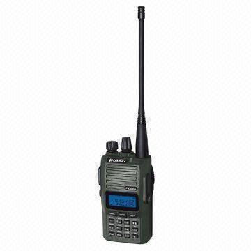 Dual Band Two-way Radio with Voice Annunciation and Built-in FM Radio ...