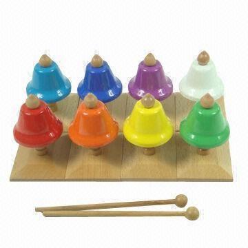 China Multicolored Bells Sets/Pre-school Educational Toys, with ...