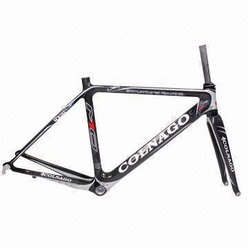Colnago M10 carbon road bicycle frame and fork, black color,size 52 ...