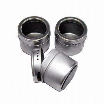 Buy Wholesale China Round-shaped Pepper Tin Boxes With Metallic ...