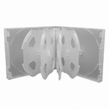 Buy Wholesale China Square 28mm Dvd Case For 10 Discs With Insert ...