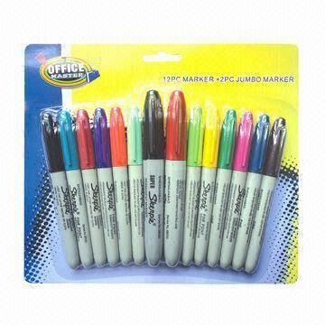 Buy Wholesale China Markers With 2 Jumbo Markers And 24 Sets/48 Carton ...