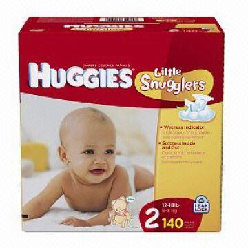 Bulk Buy Malaysia Wholesale Huggies Little Snugglers Diapers, Giant Pack, Size 2, 12-18 Lbs, 140 ...