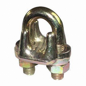 Buy Wholesale China Type A Malleable Wire Rope Clip With Yellow ...