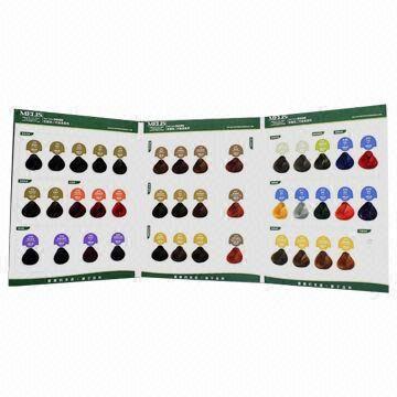 Buy Wholesale China Synthetic Fiber Hair Color Chart/sheet With 40 ...
