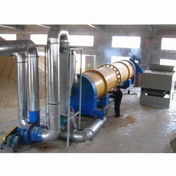 El secador rotatorio industrial, reduce y minimiza la humedad líquida ...