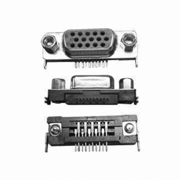 Buy Wholesale China 2 Row 15 Pins Short Distance Pcb Slim Female D-sub ...
