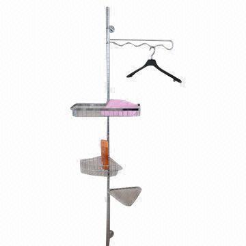 Buy Wholesale Taiwan Pole Extension With 3 Shelves And 1 Hanger Steel ...
