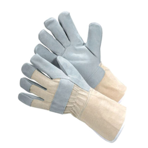 Buy Wholesale China Long Pasted Cuff Work Gloves With Natural Cotton ...