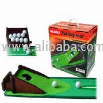 Buy Wholesale South Korea Mr Golf / Mini Wooden Putting Mat & Mr Golf ...
