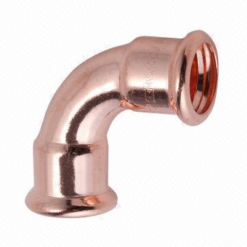 Buy Wholesale China Copper Fitting/90 Press Elbow, Made Of Copper ...