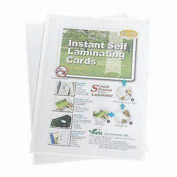 Bulk Buy Taiwan Wholesale Instant Self-laminating Card, Suitable For Id ...