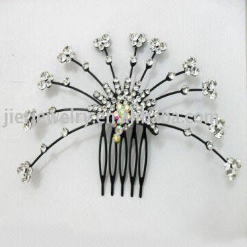 Buy Wholesale China Hot Fashion Hair Combs With Rhinestones & Hot ...