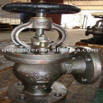 Buy Wholesale China Jis F7320 Marine Cast Steel Angle Valve & Jis F7320 ...